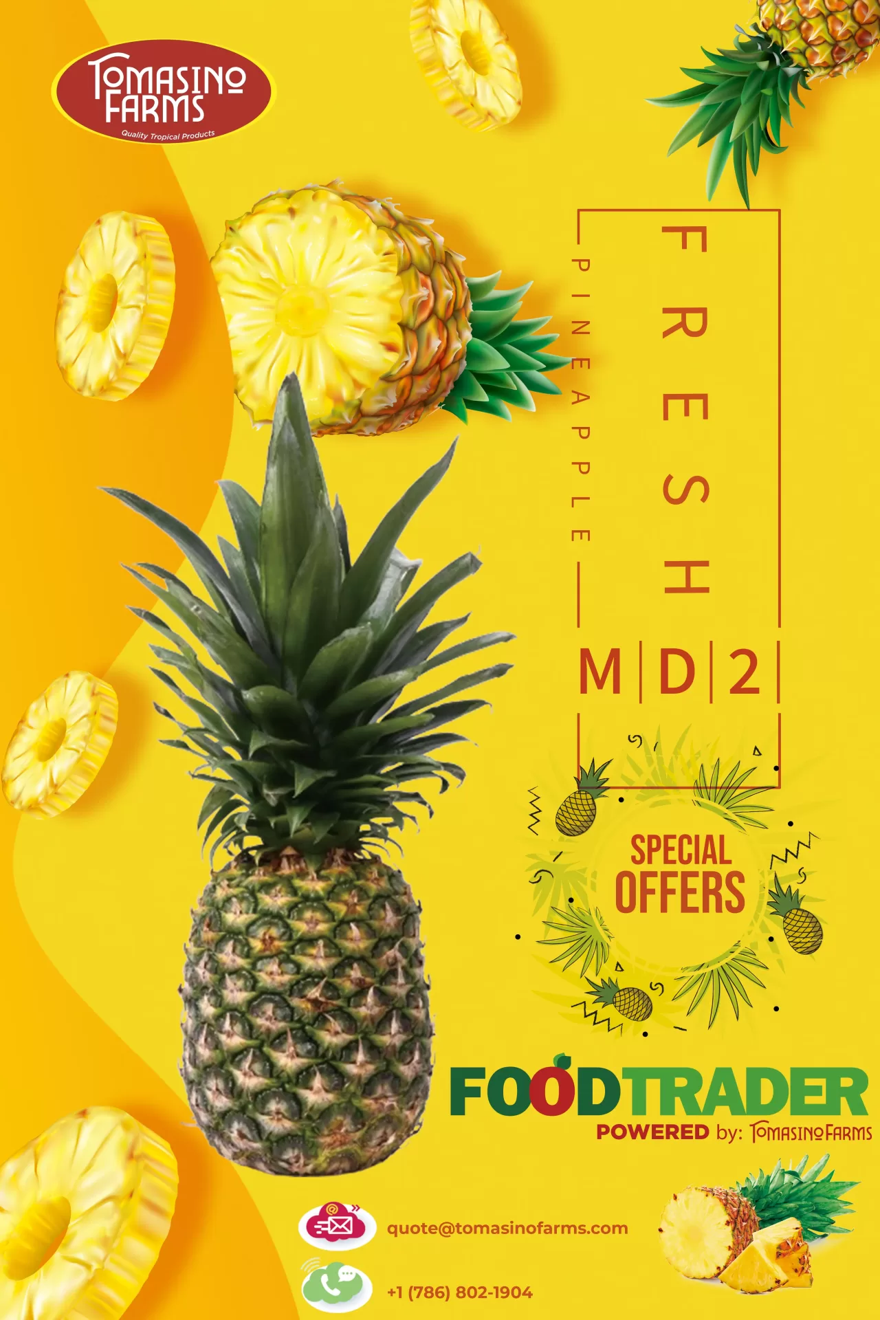 Pineapple (Honey Gold) Costa Rica › FoodTrader - Tomasino Farms, Inc