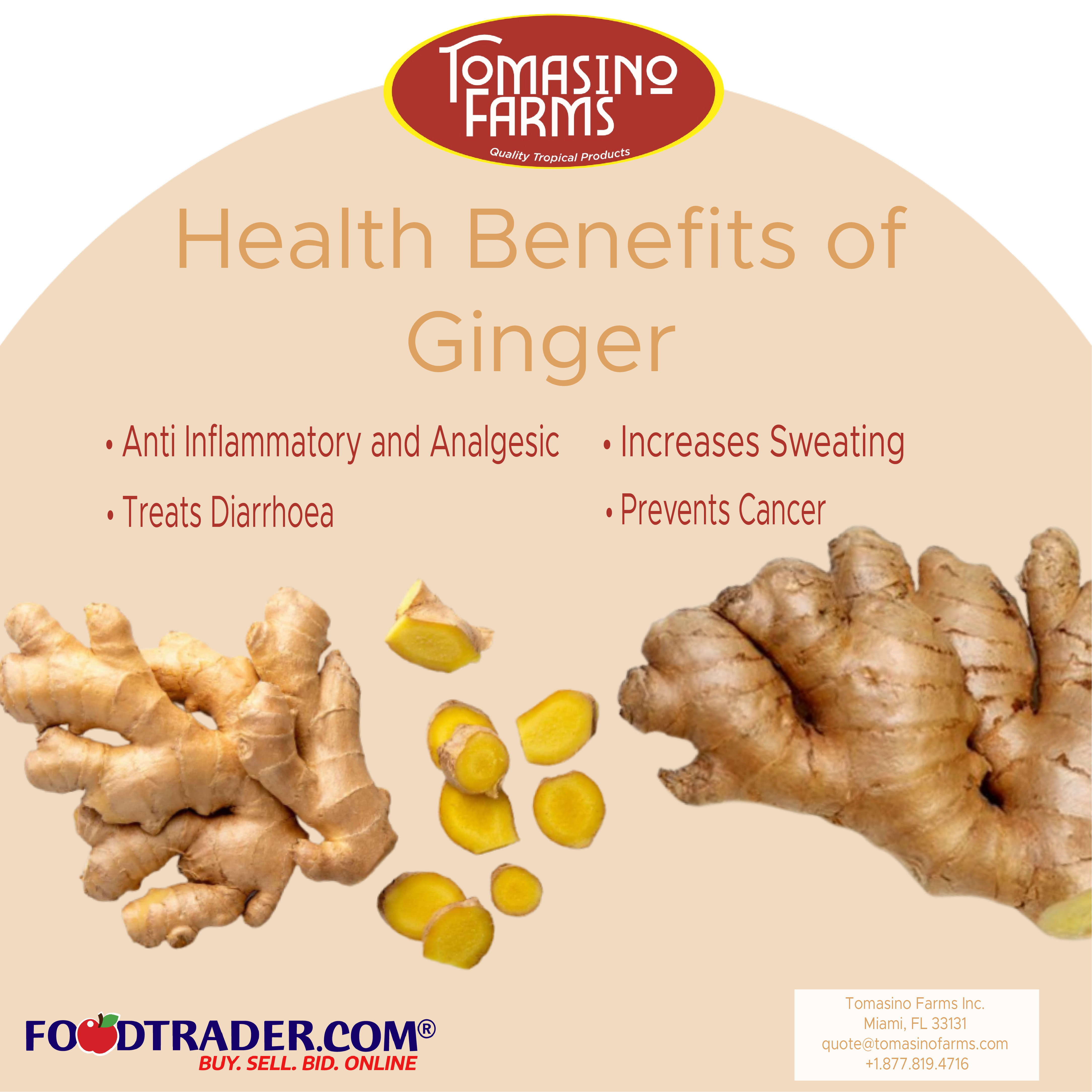 Fresh Organic Ginger › FoodTrader - Tomasino Farms, Inc