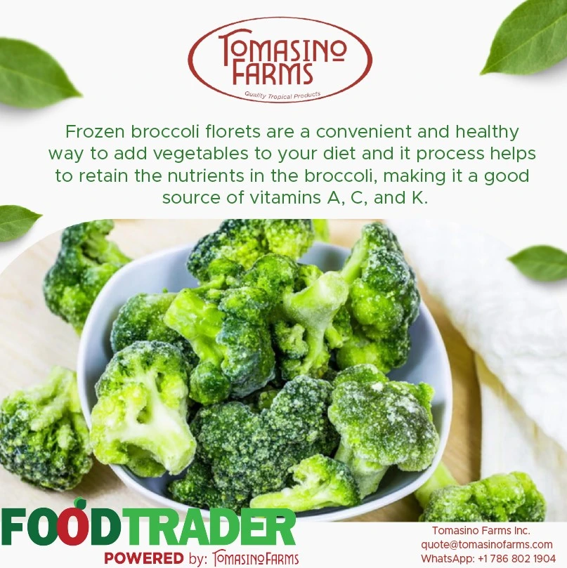 IQF Broccoli Florets Egypt › FoodTrader - Tomasino Farms, Inc